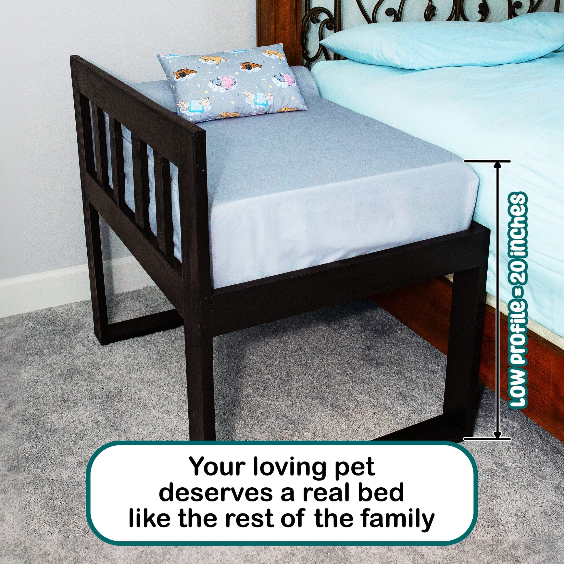Pet Bed Mattress - Sleepy Hippo